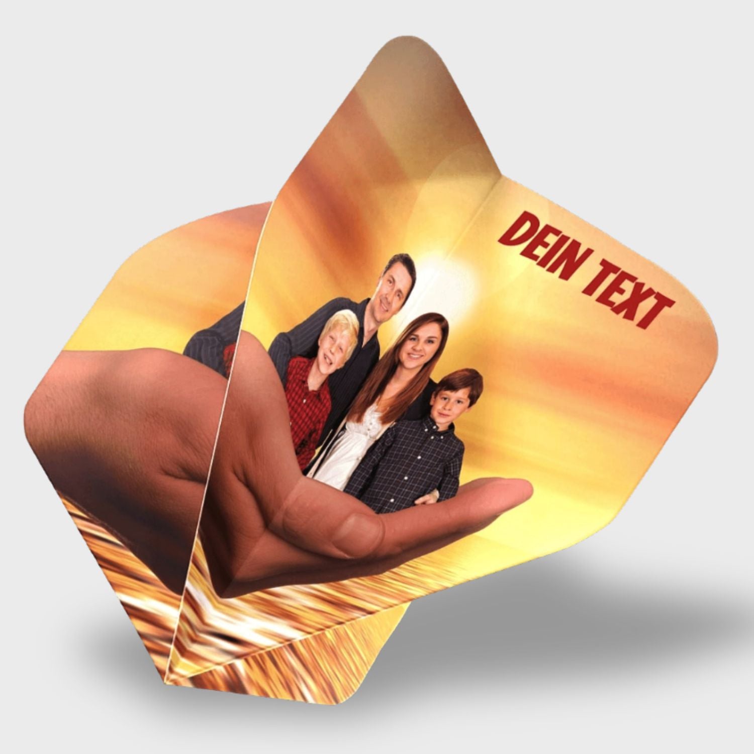Dart flights printed on 4 sides with picture & text | Design your own ...