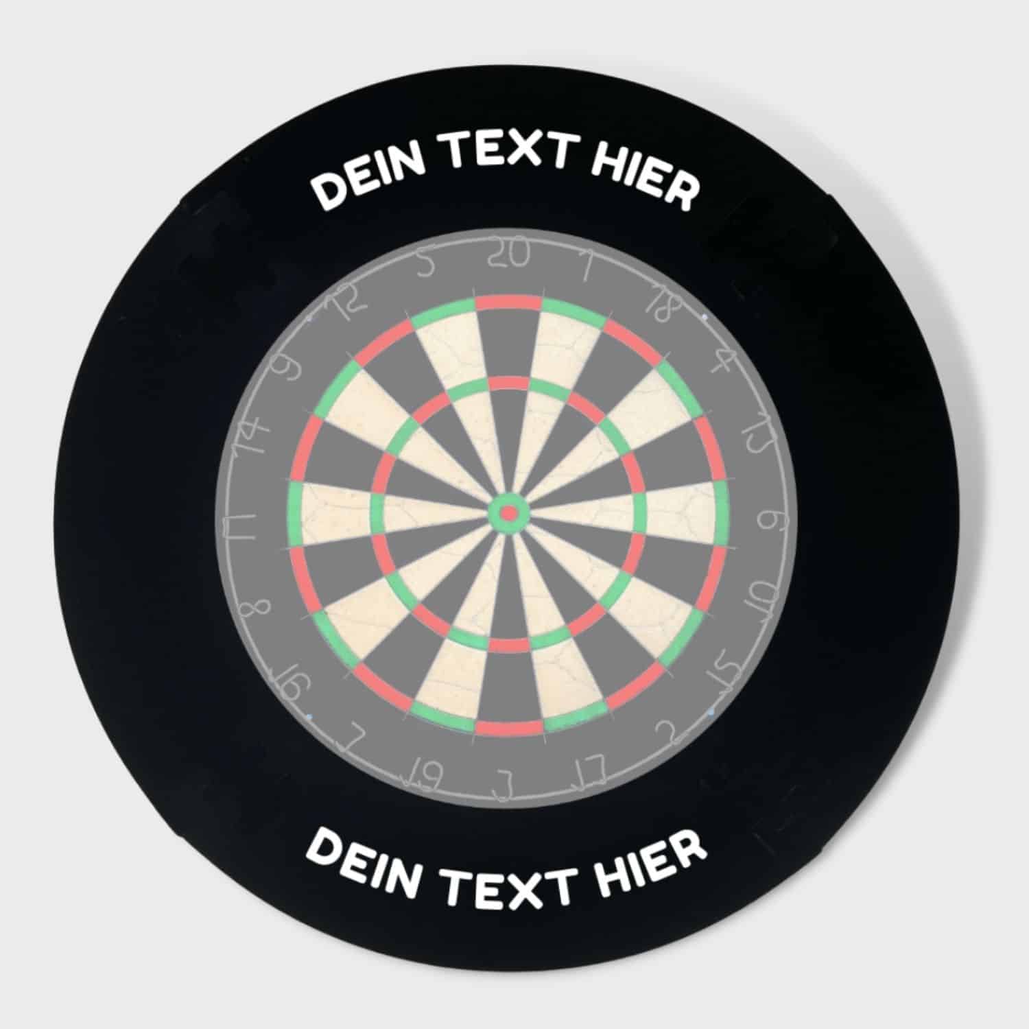 Personalisierte Dart Surround einfach online selbst gestalten