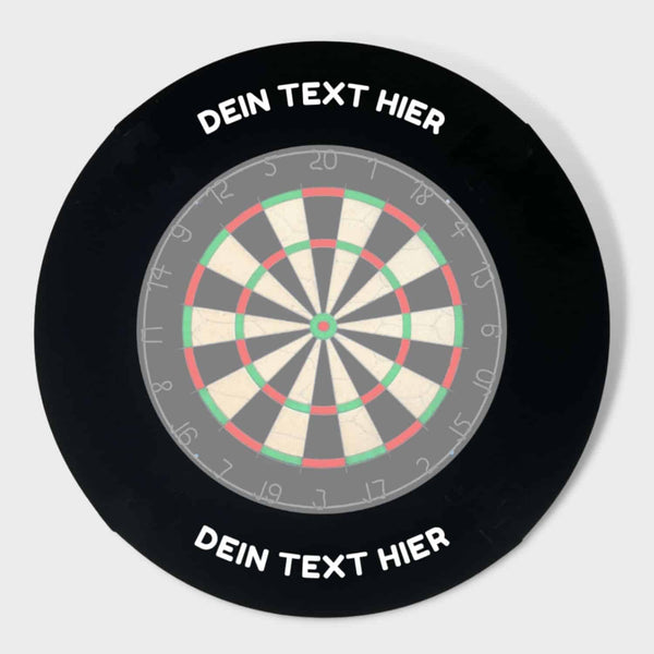 Simply design your own personalized dart surround online